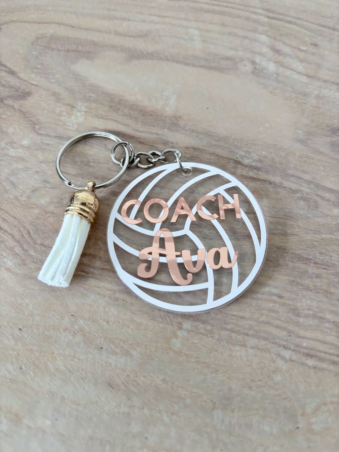 Netball Coach Gift / Personalised Netball Coach Keyring / Keychain ...