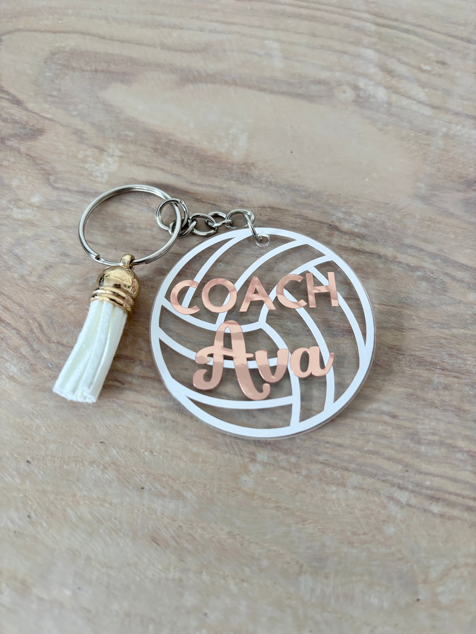 Netball Coach Gift / Personalised Netball Coach Keyring / Keychain ...