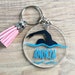 Personalised Swimming Themed Keyring / Personalised Swimming Keychain ...