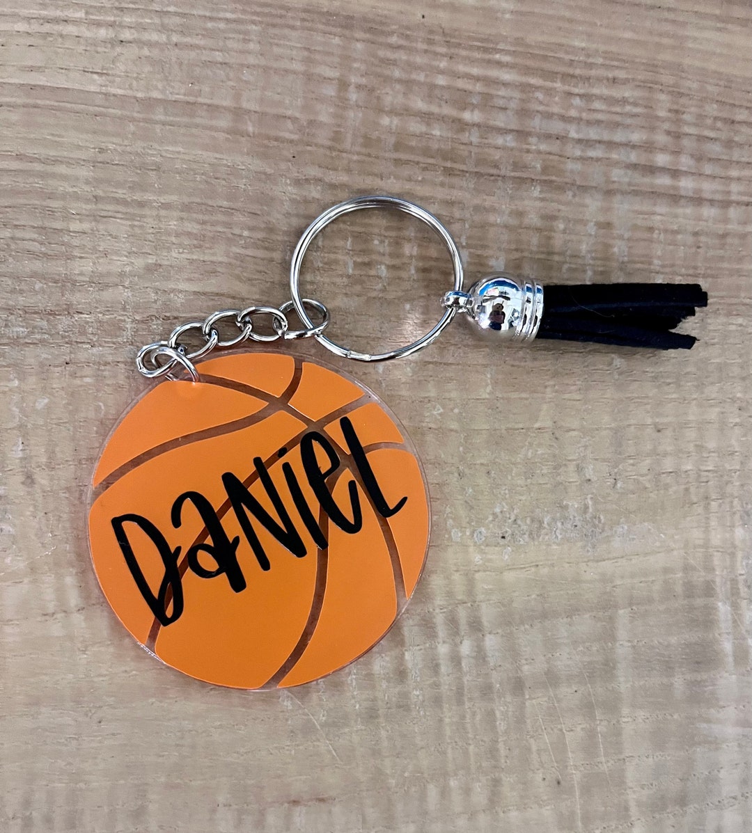 Personalised Basketball Keyring / Personalised Keychain / Gift Idea ...