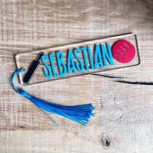 Personalised Cricket Bookmark Boys / Girls Bookmark With - Etsy UK
