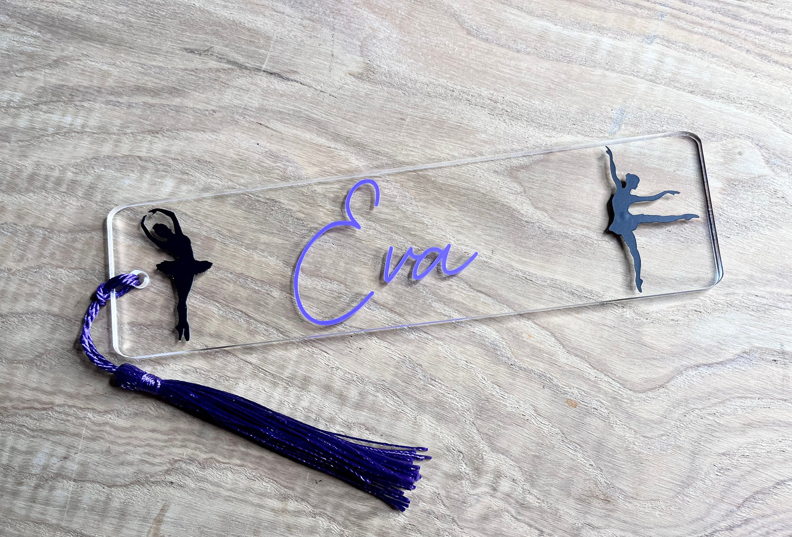 Personalised Ballerina Ballet Dance Bookmark Ballerina - Etsy UK