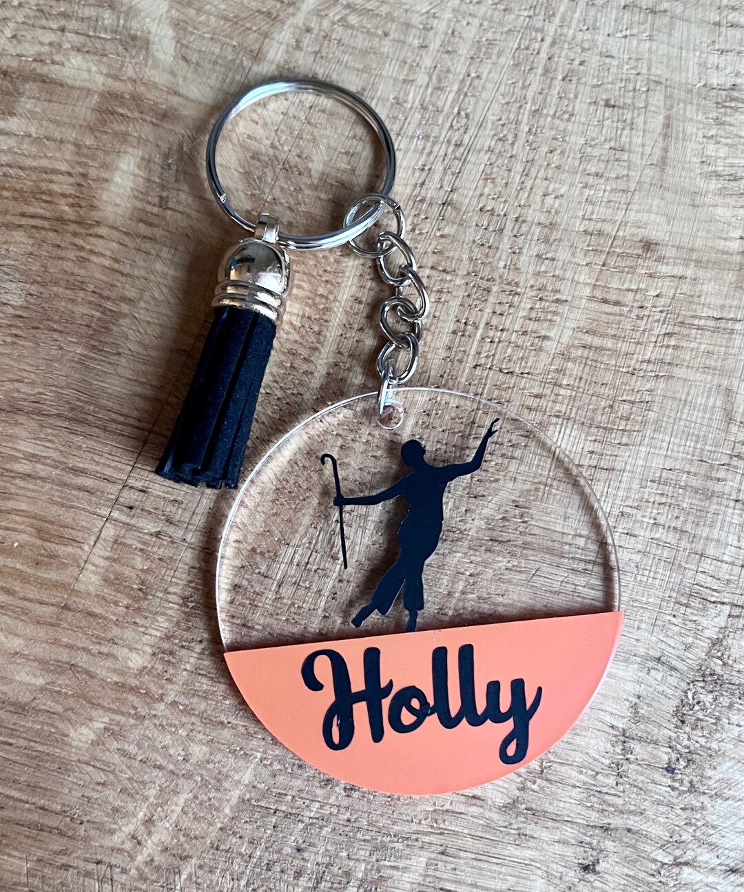 Personalised Tap Dancing / Tap Dancer Keyring / Tap Dance Keyring. Tap ...