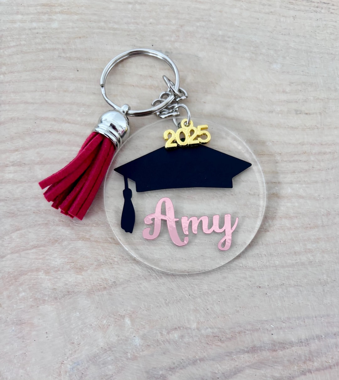 Personalised Graduation Keyring Gift, Personalised Graduation Keychain ...