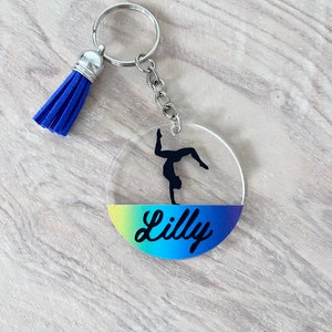 Personalised Gymnastics Keyring / Gymnastics Keychain. - Etsy UK