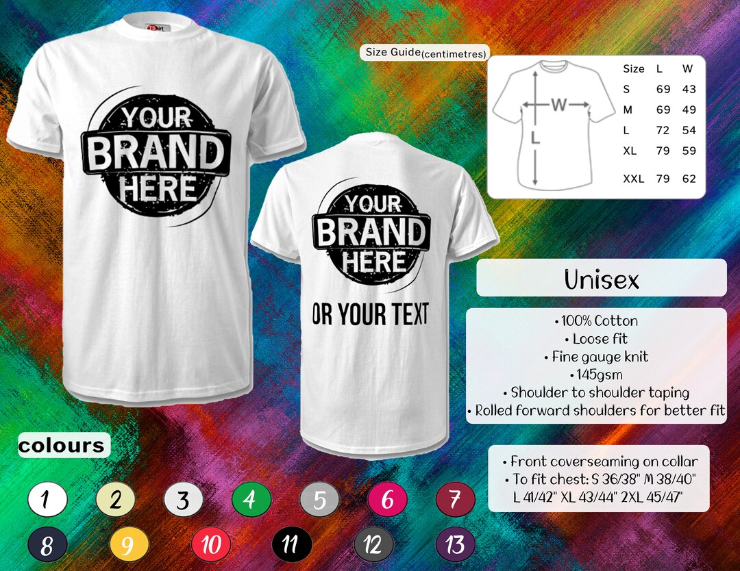 Custom Shirt, Custom Text Shirt, Custom T-shirt, Personalized T-shirt ...