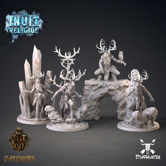 The Inuit Religion Ijiraq Fantasy Tabletop Miniature - Etsy