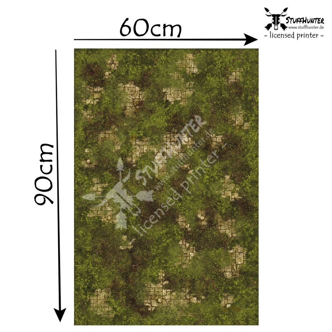 Tabletop Battle Playmat Playfield Terrain piece 90 x 60 cm 48x72 pouces ...