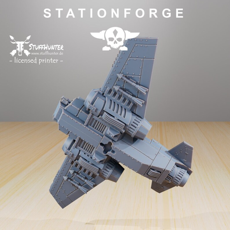 Grim Guard Aircraft 19A Fighter Plane Station Forge Astra - Etsy
