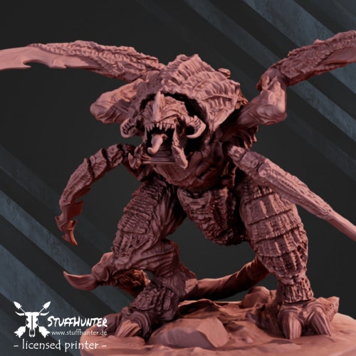 Hive King Dakkadakka Grimdark Tabletop Tyranids Alien HQ - Etsy