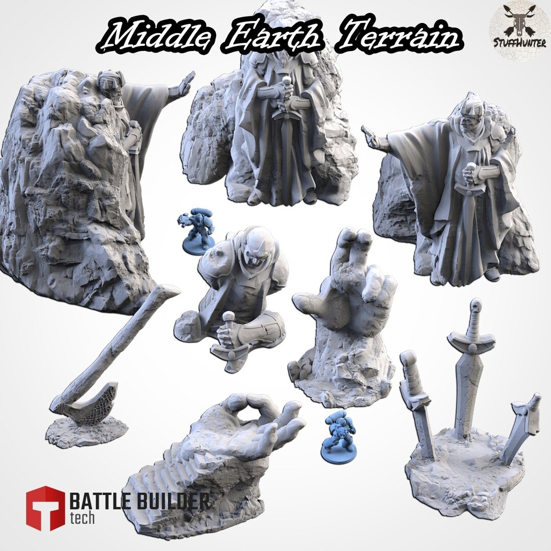 Tabletop Terrain Terrain Model Building Middle Earth Lotr Middle Earth ...