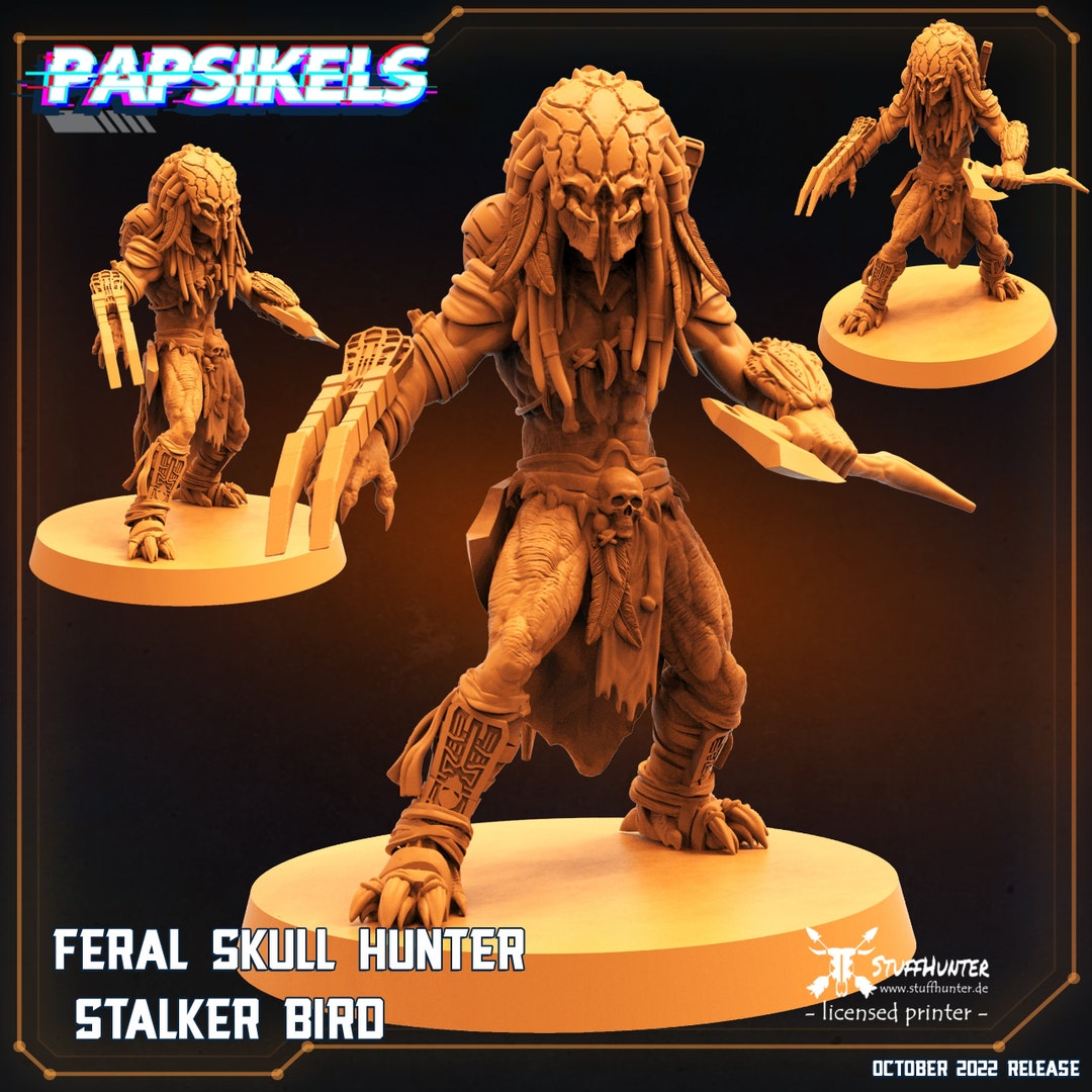 Feral Skull Hunter Stalker Bird - Papsikels - Predator Tabletop ...