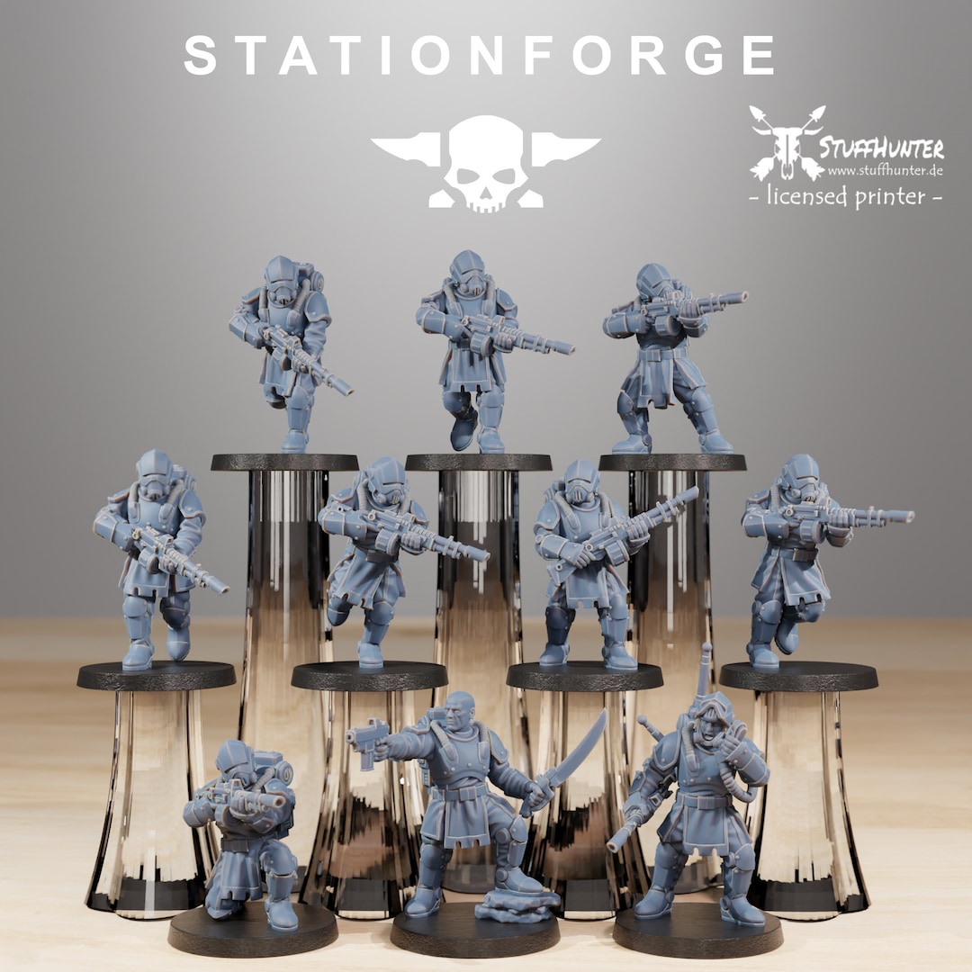 Royal Guard Infantry (10) - Station Forge - Astra Militarum Tabletop ...