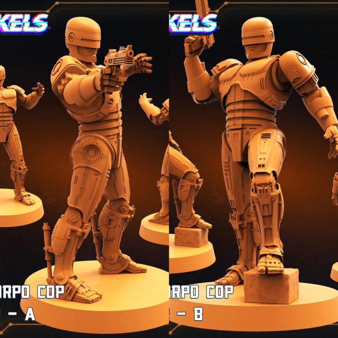 Corpo Cop S2 - Copro Cops - Papsikels - Robocop Mech Droids Robot Male ...