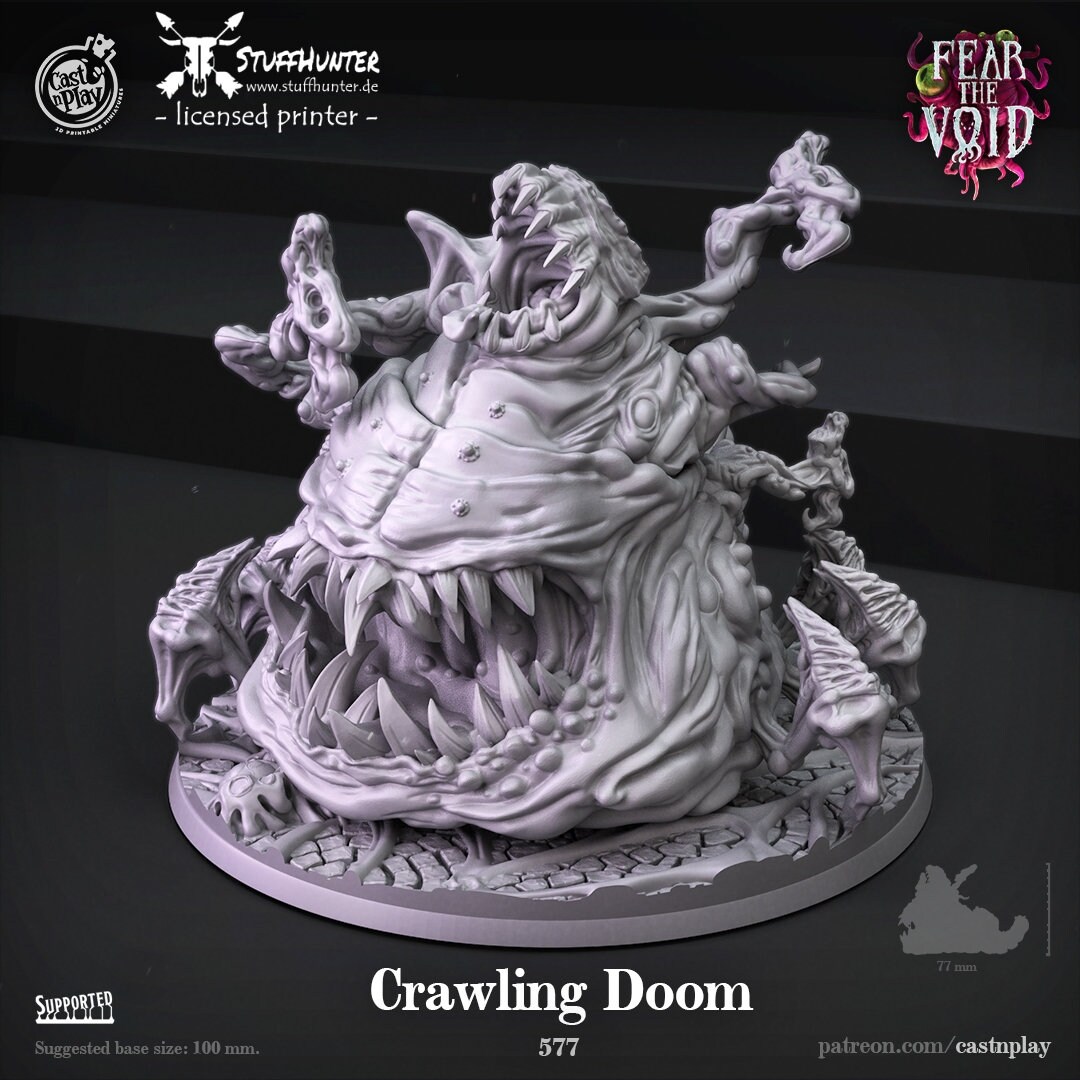 Crawling Doom Fear the Void Castnplay Demon Aos WHF D&D Dnd Tabletop - Etsy