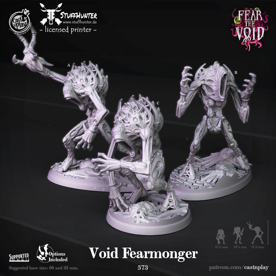 Void Fearmonger - Fear the Void - Castnplay - Demon Aos WHF D&D Dnd ...