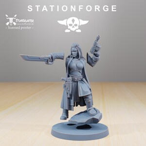 Grim Guard the Duchess HQ - Station Forge - Female Grimdark Tabletop ...