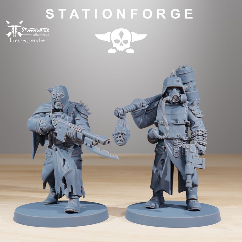 Grim Guard Corrupted Station Forge Astra Militarum - Etsy UK