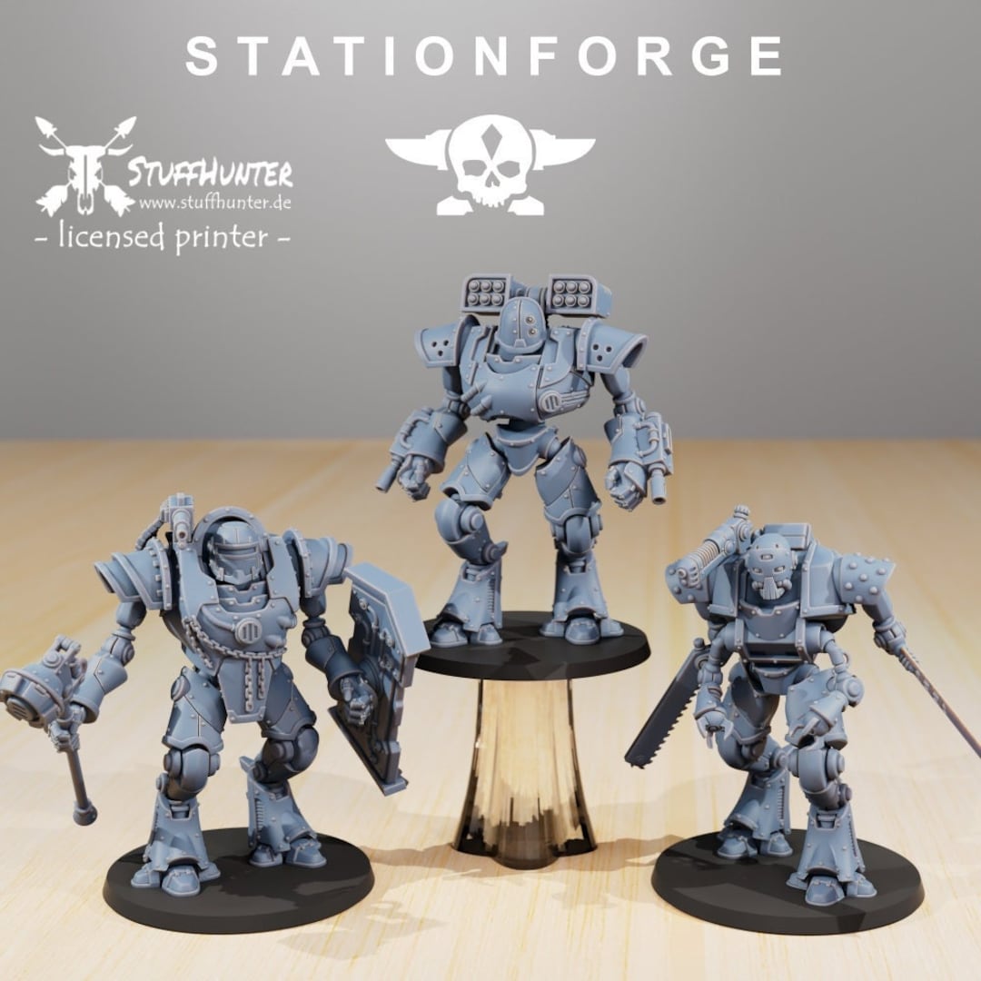 Scavenger Exutars - Station Forge - Necron Grimdark Tabletop ...