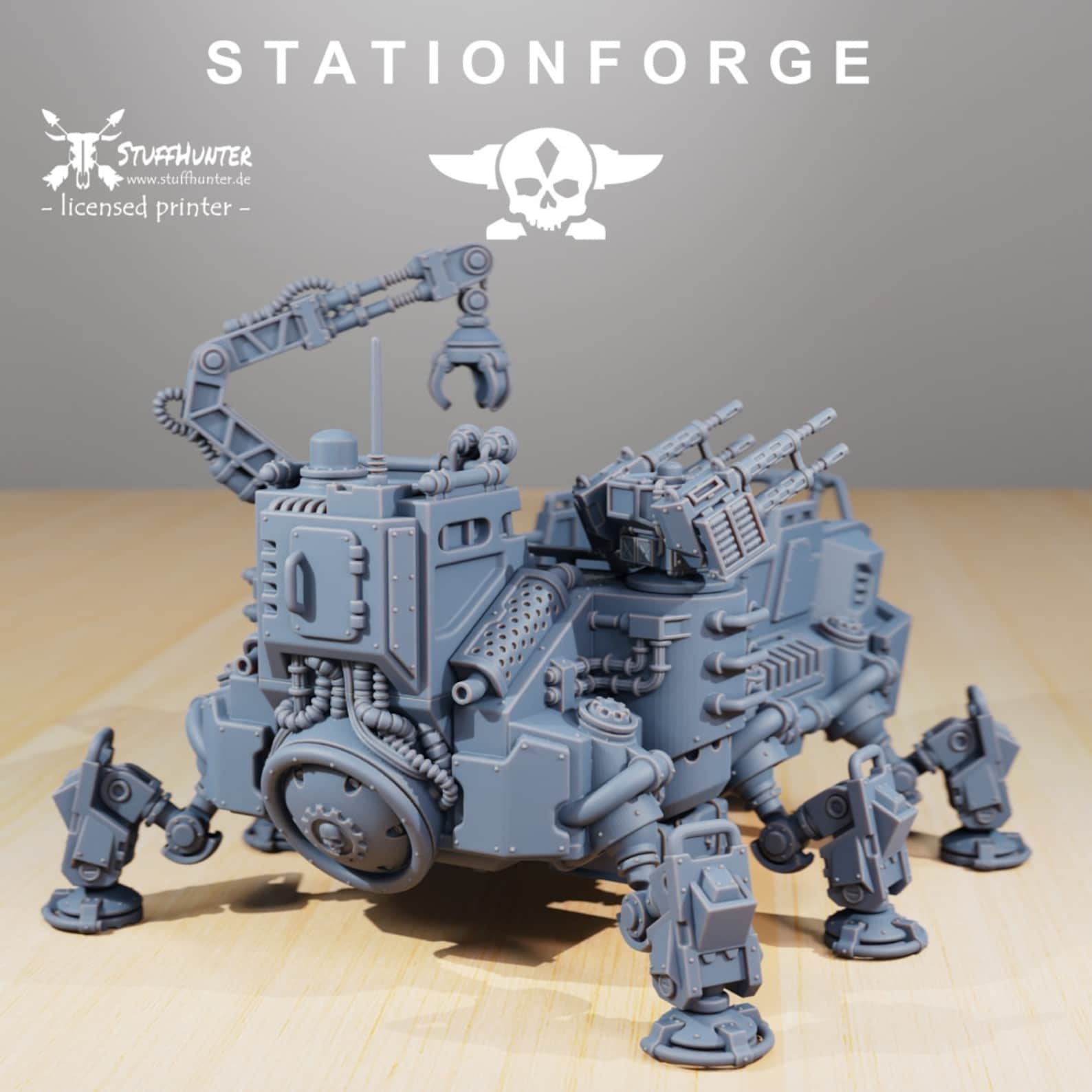 Scavenger Transport Tank Station Forge Necron 40K - Etsy Italia