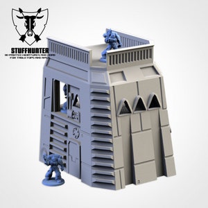 Modular Defense Turrets Tabletop Terrain Buildings Wargaming Scenery ...
