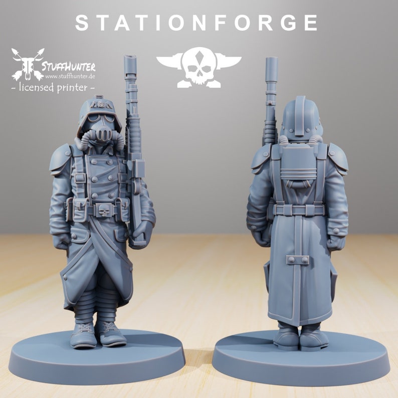 Grim Guard Marching Poses Station Forge Astra Militarum - Etsy Australia