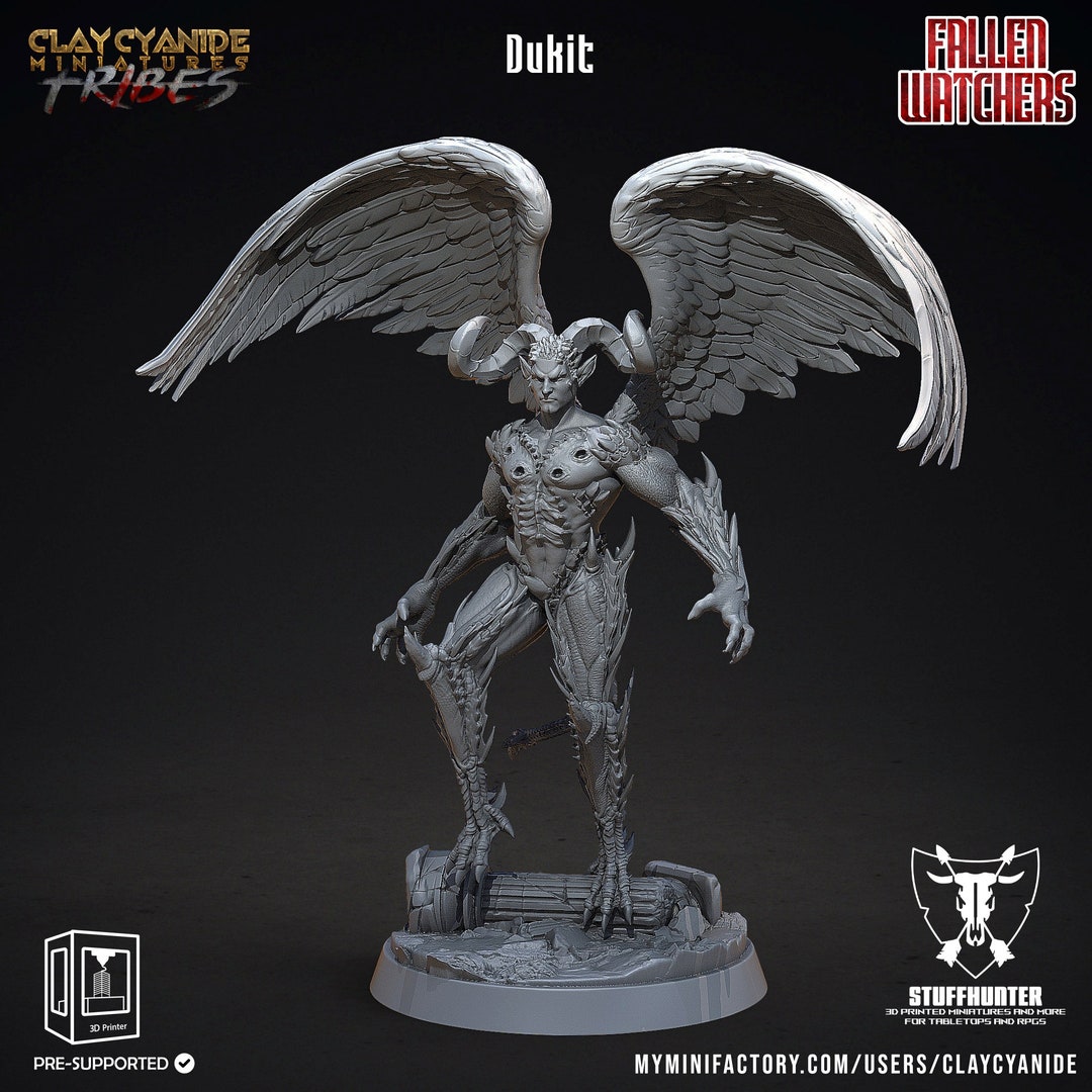 Dukit - Fallen Watchers - Tabletop Fantasy Dnd Demon Demigod Fallen ...
