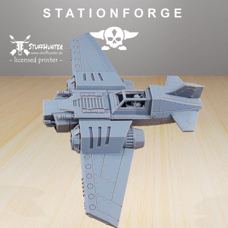 Grim Guard Aircraft 19A Fighter Plane Station Forge Astra - Etsy