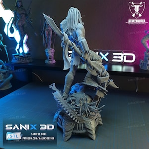 Alien VS Predator (fan Art) - Statue Collector Figure Model 1:8 - Etsy