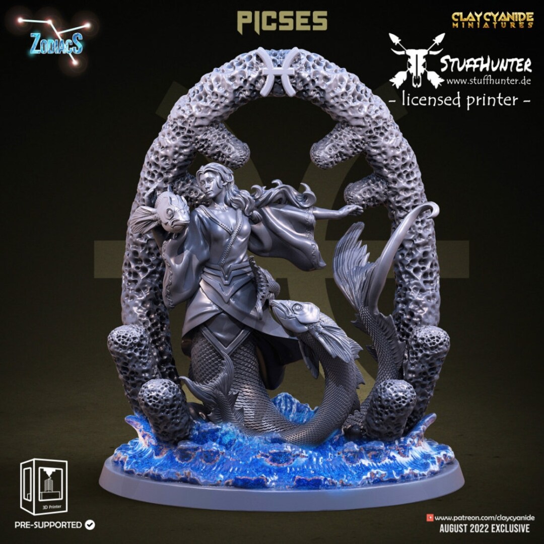 Zodiacs - Pisces - Pisces - Pisces Tabletop Zodiac Zodiac Grimdark ...