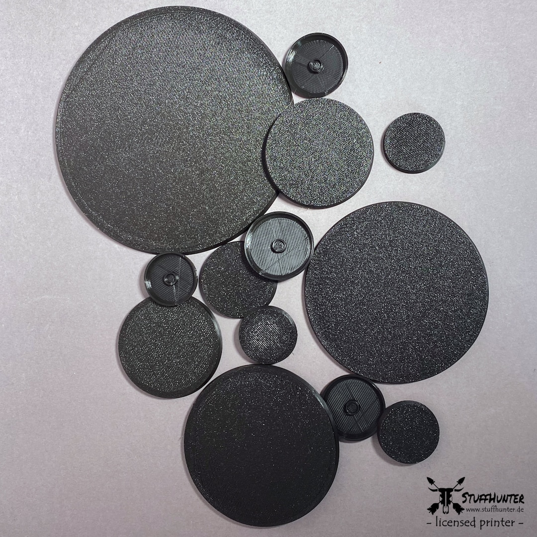 Tabletop Bases Round 20 25 27 28 30 32 35 40 50 55 60 65 70 80 90 100 ...