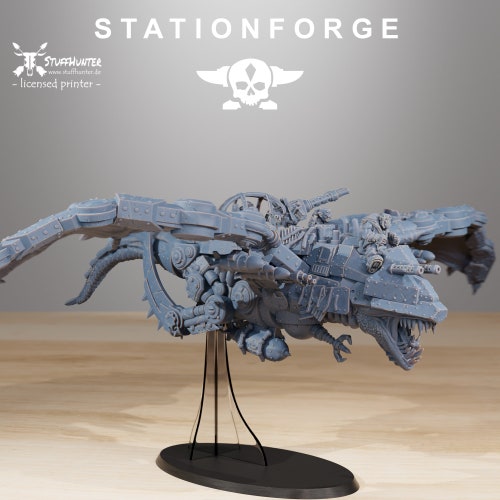 Orkaz Mega Steppa Station Forge Space Orcs Grimdark - Etsy