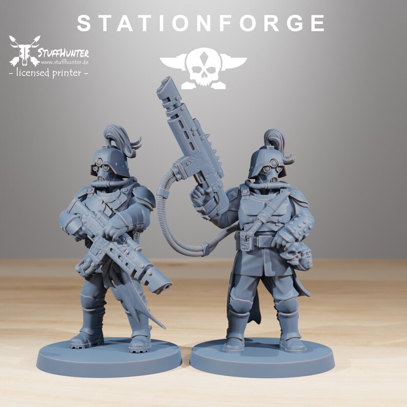 Corrupted Guard the Forsaken Station Forge Astra Militarum - Etsy Sweden