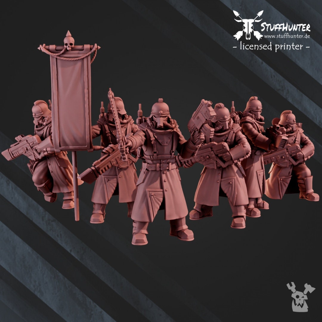 2nd Death Division - Grenadier Set Kit - Dakkadakka - Grimdark Tabletop ...