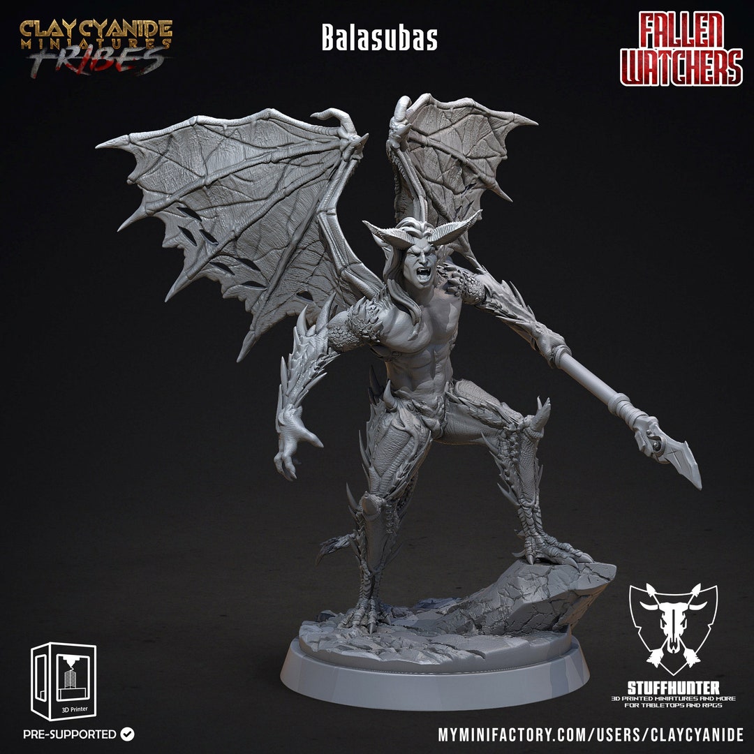 Balasubas - Fallen Watchers - Tabletop Fantasy Dnd Demon Demigod Fallen ...