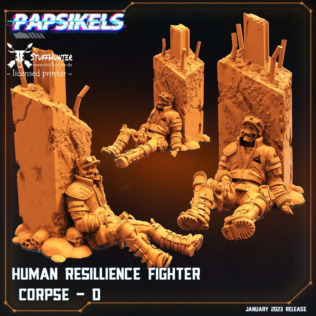 Human Resilience Fighter Corpse D - Papsikels - Terminator Tabletop ...