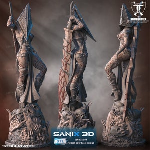 Lady Pyramid Head (fan Art) - Silent Hill Statue Collector Figure Model ...