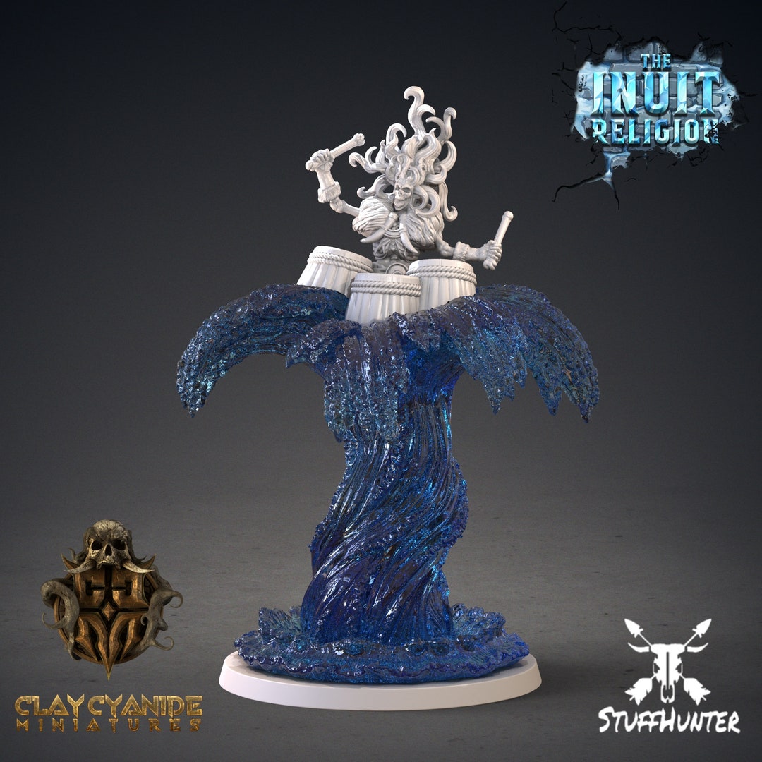 The Inuit Religion Ahkiyyini Fantasy Tabletop Miniature - Etsy Ireland