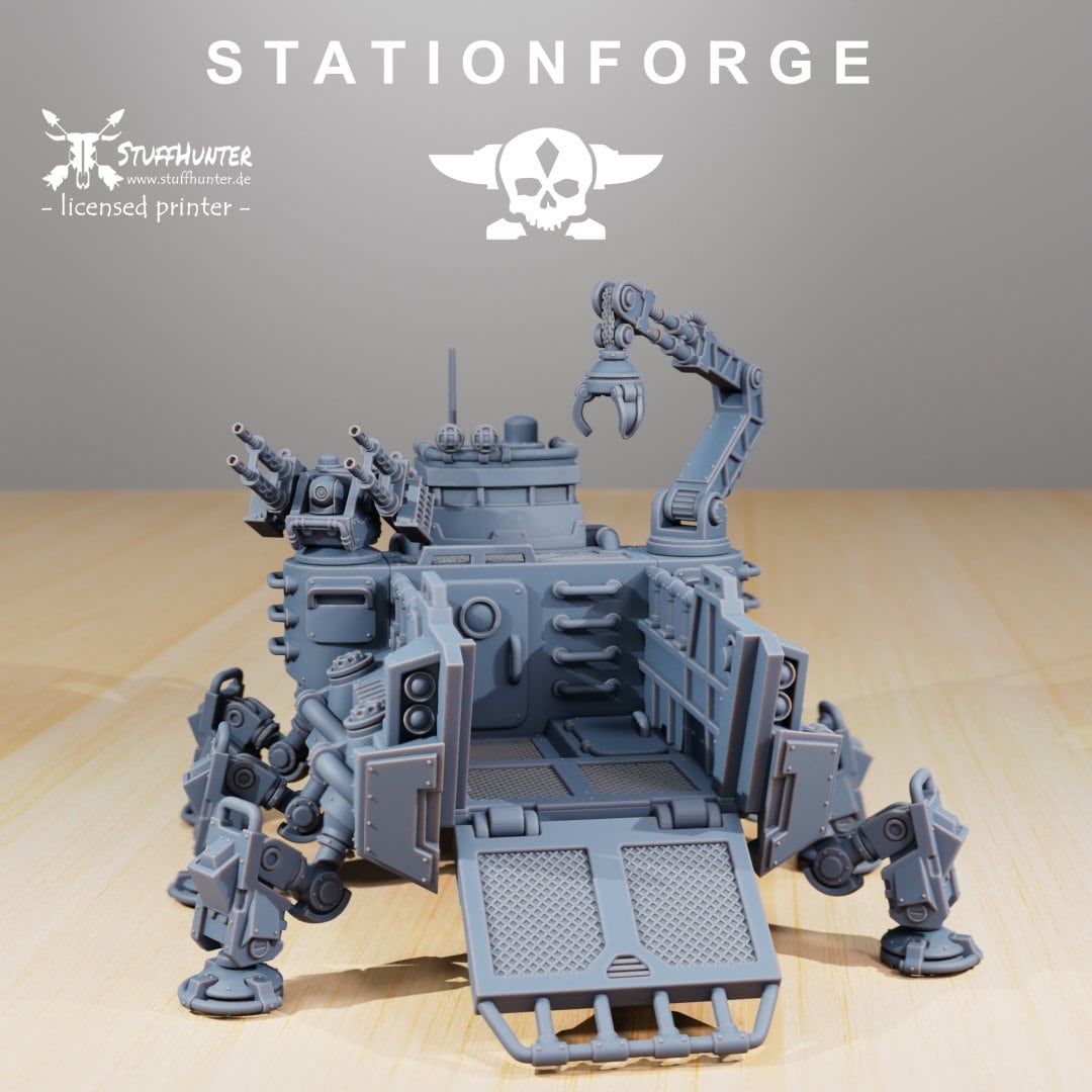 Scavenger Transport Tank Station Forge Necron 40K - Etsy