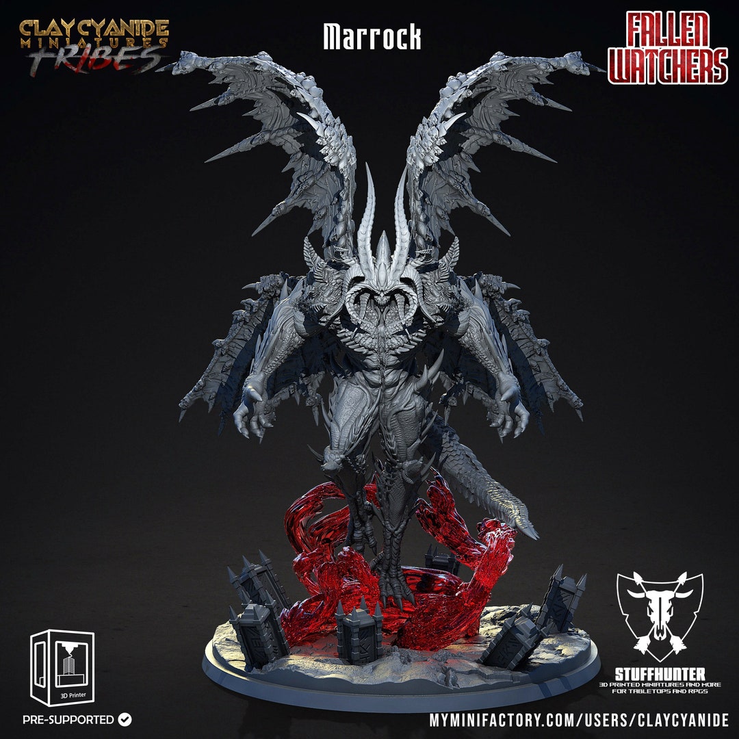 Marrock Fallen Watchers Tabletop Fantasy Dnd Demon Demigod Fallen ...