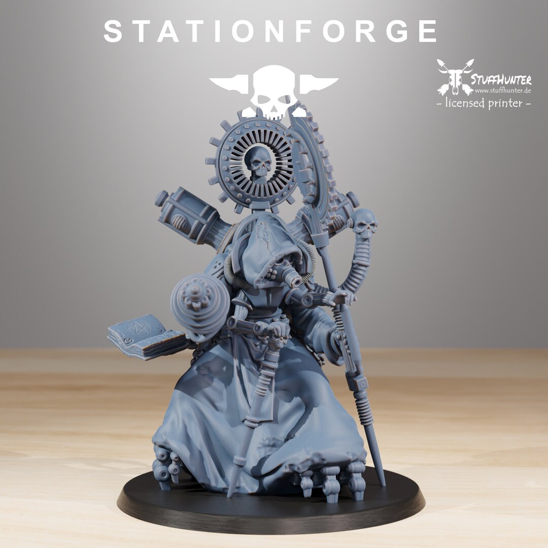 Scavenger Cultist Leader - Station Forge - Grimdark Tabletop Cults Mech ...