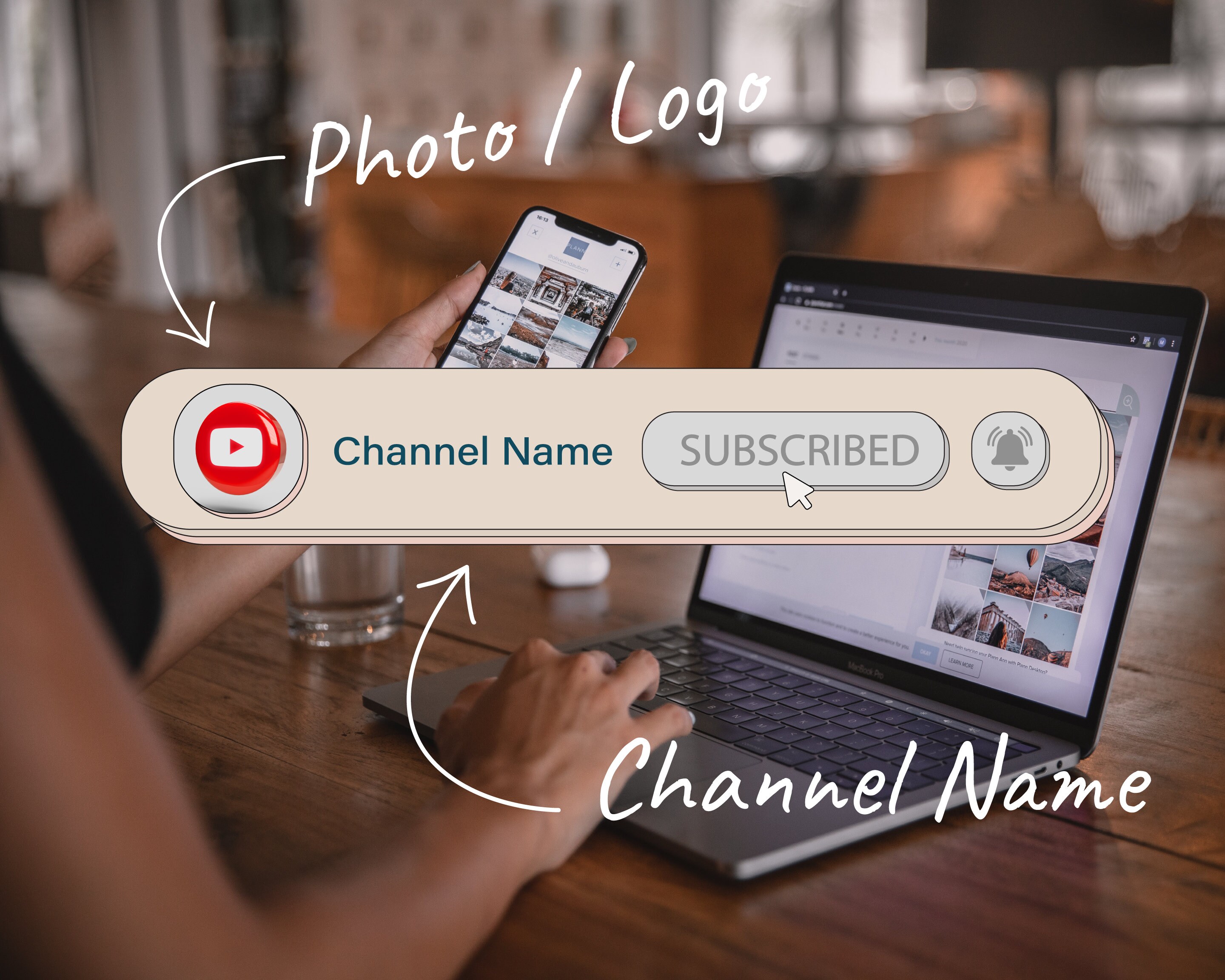 Custom Youtube Subscribe Button, Animation for Youtube Channel ...