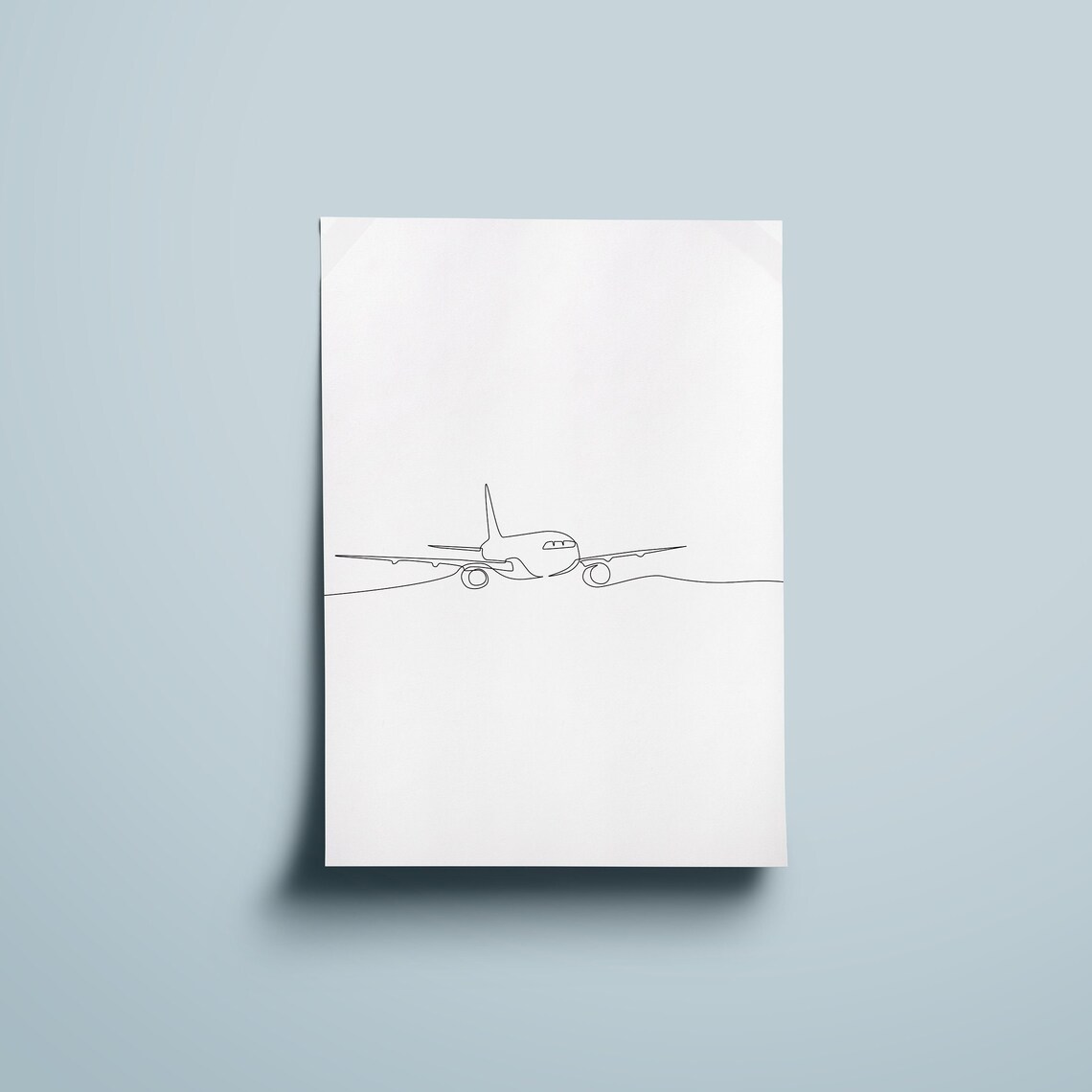 Airplane Print | Airplane Wall Art | Aviation Decor | Travel Poster ...