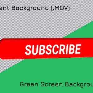 3D Subscribe Button, Animation for Youtube Channel, Boho Subscribe Reminder, Animated Overlay ...