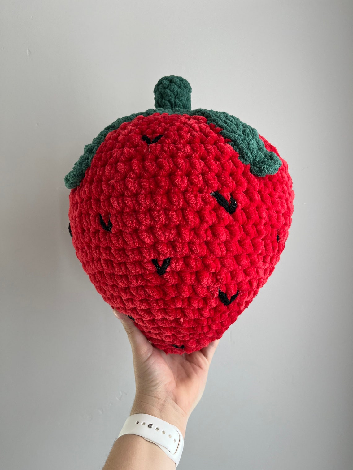 Strawberry Pillow - Etsy