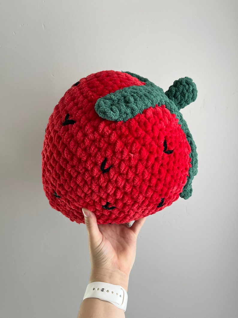 Strawberry Pillow - Etsy
