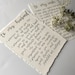 Custom Wedding Vows, Hand Lettered Wedding Vow Prints, Framed Vows ...