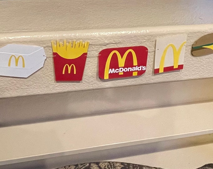 Mcdonald's Cupcake Toppers - Etsy Canada