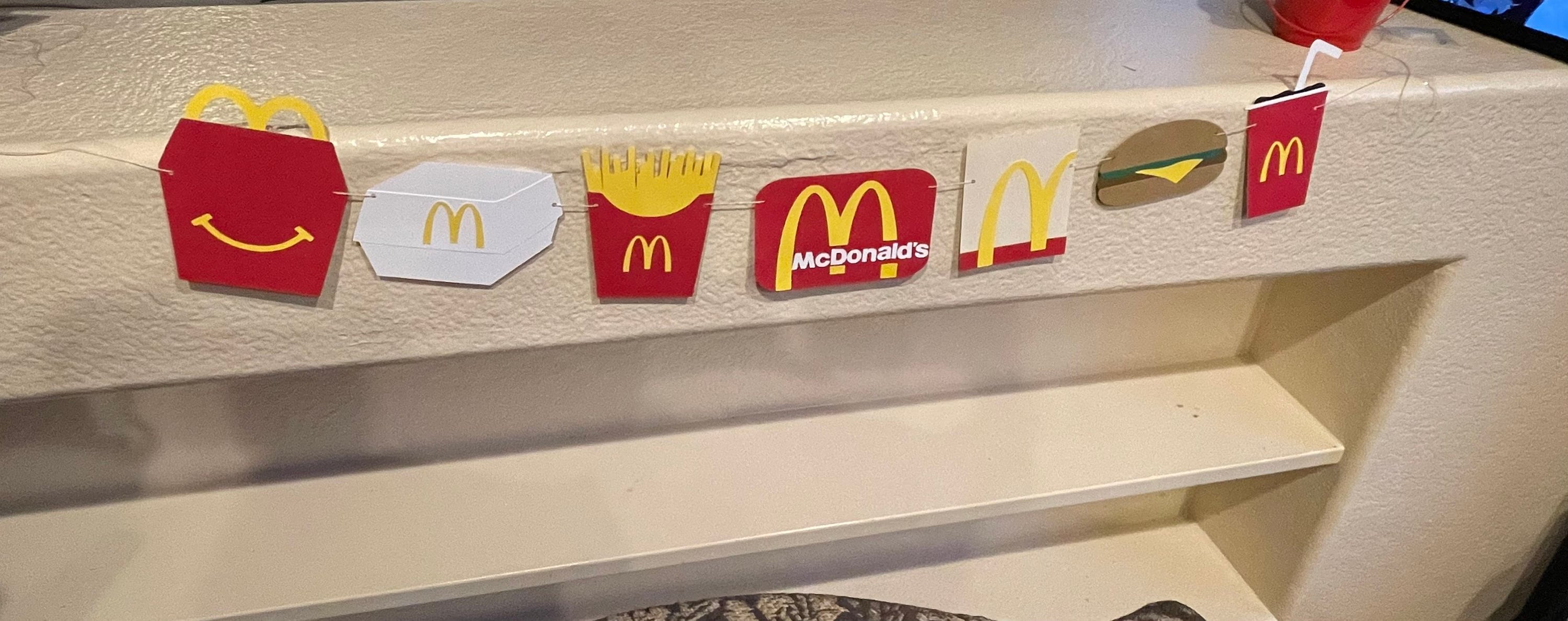 Mcdonalds Inspired Banner 2 - Etsy