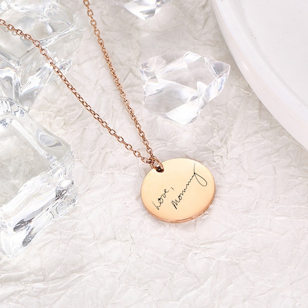 Engraved Necklace - Etsy